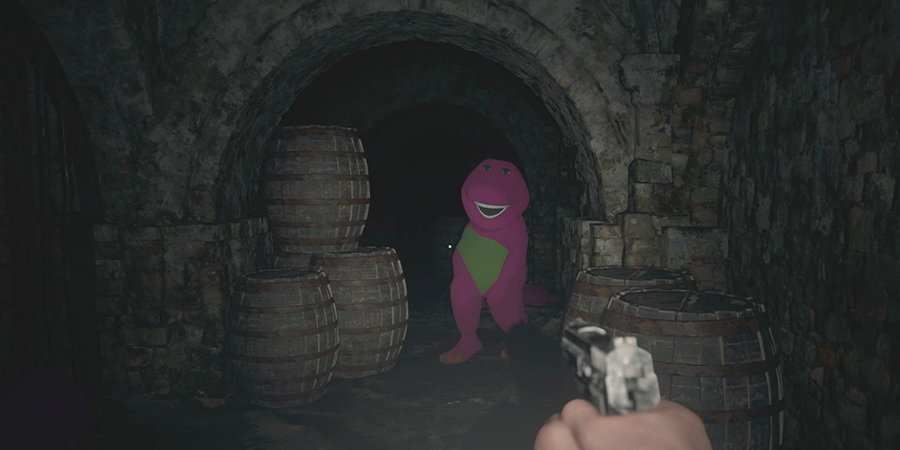 Resident Evil Village Mod Puts Barney The Dinosaur In The Demo ...